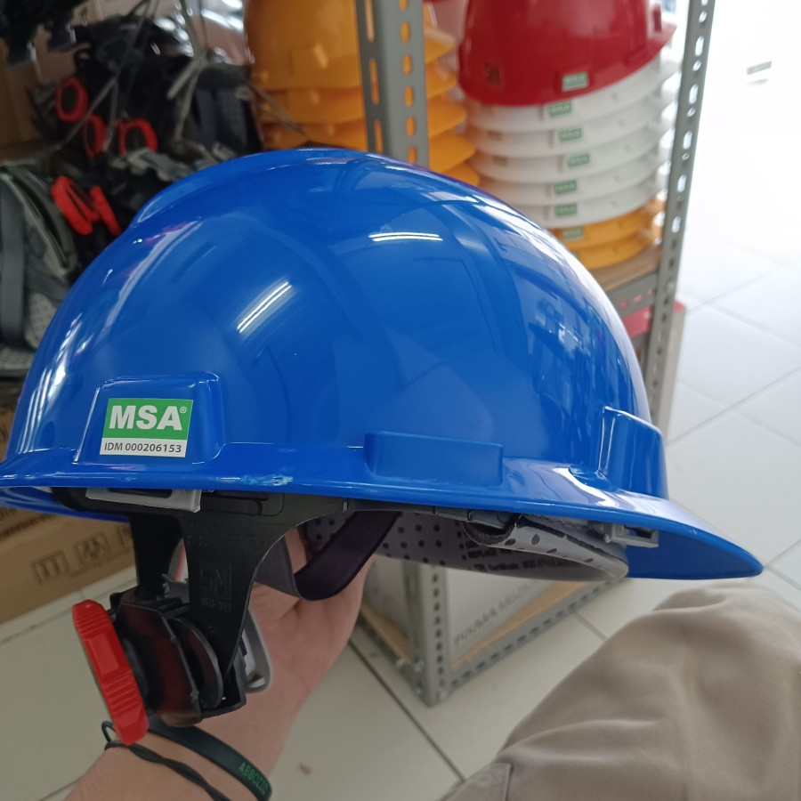 Jual Helm Safety MSA Lokal Facetrack / Helm Safety Proyek / Helm Safety ...