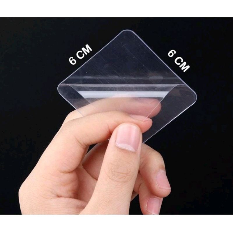 Jual Double tape Isi 1 Pcs nano tape kotak double tip dinding kuat ...