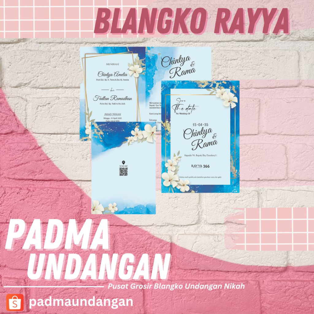 Jual Blangko Undangan Rayya 366 | Pusat Grosir Blangko | Padma Undangan ...