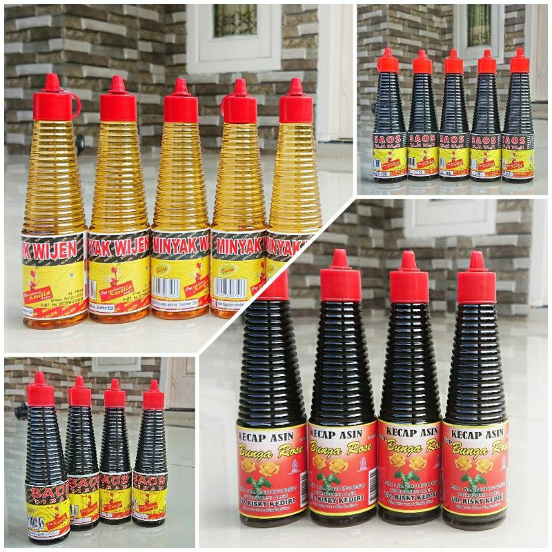 Jual Kecap Saos Raja Rasa/Saos Tiram/Keca Asin/Minyak Wijen Cap Rosella ...