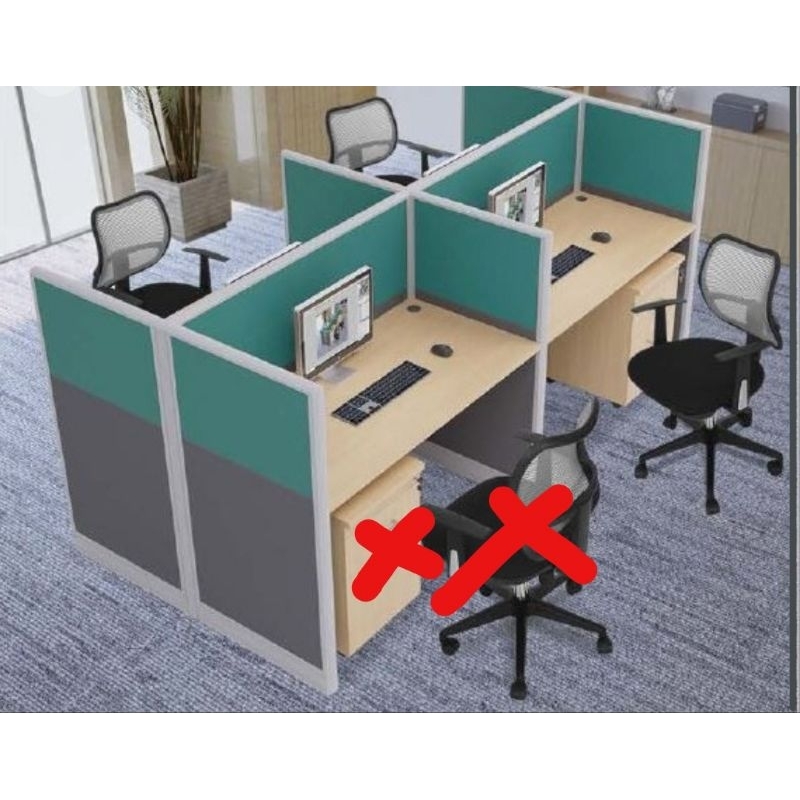 Jual partisi kantor meja kantor sekat | Shopee Indonesia