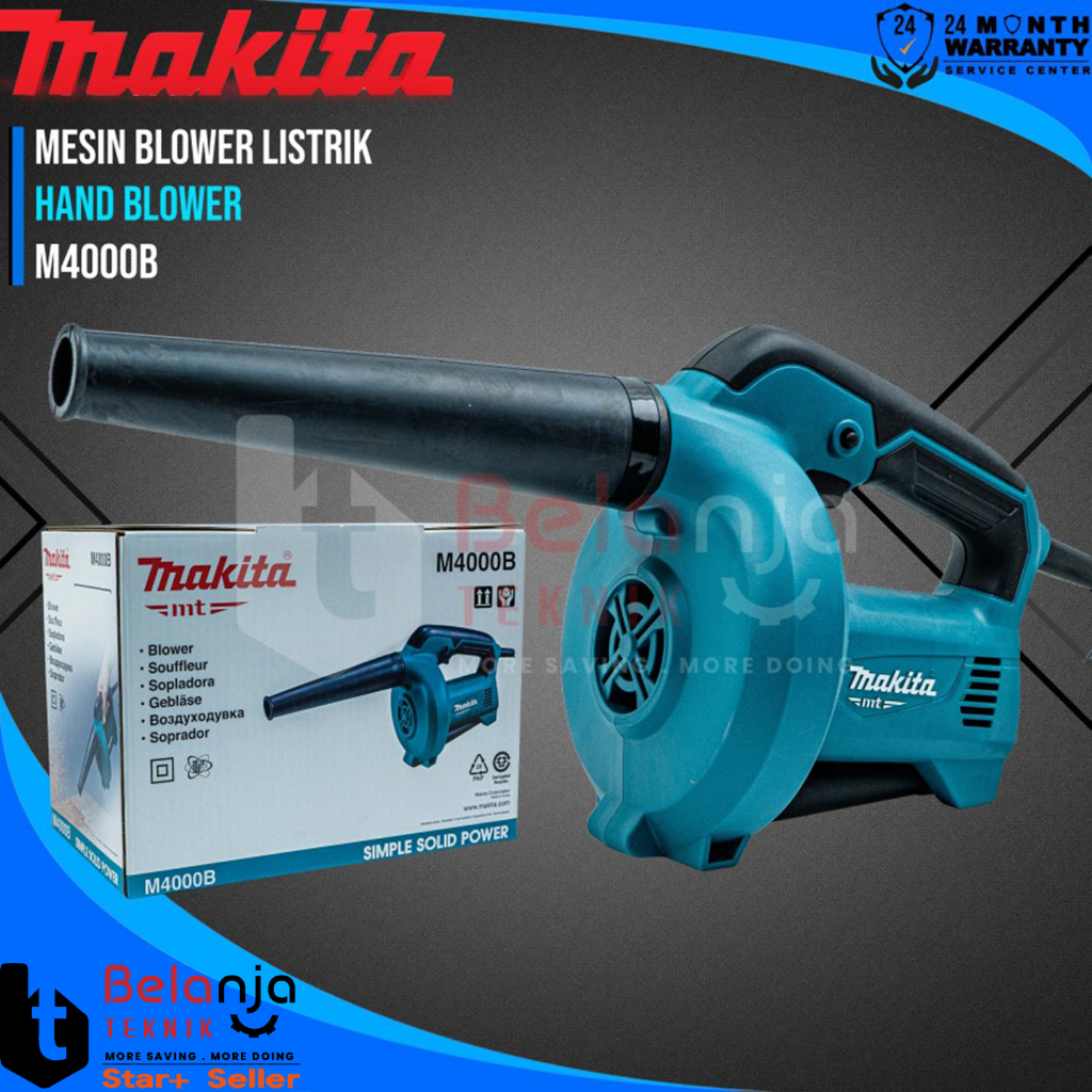 Jual Makita Mesin Hand Blower Tangan Listrik M 4000 B 530W Peniup Angin ...