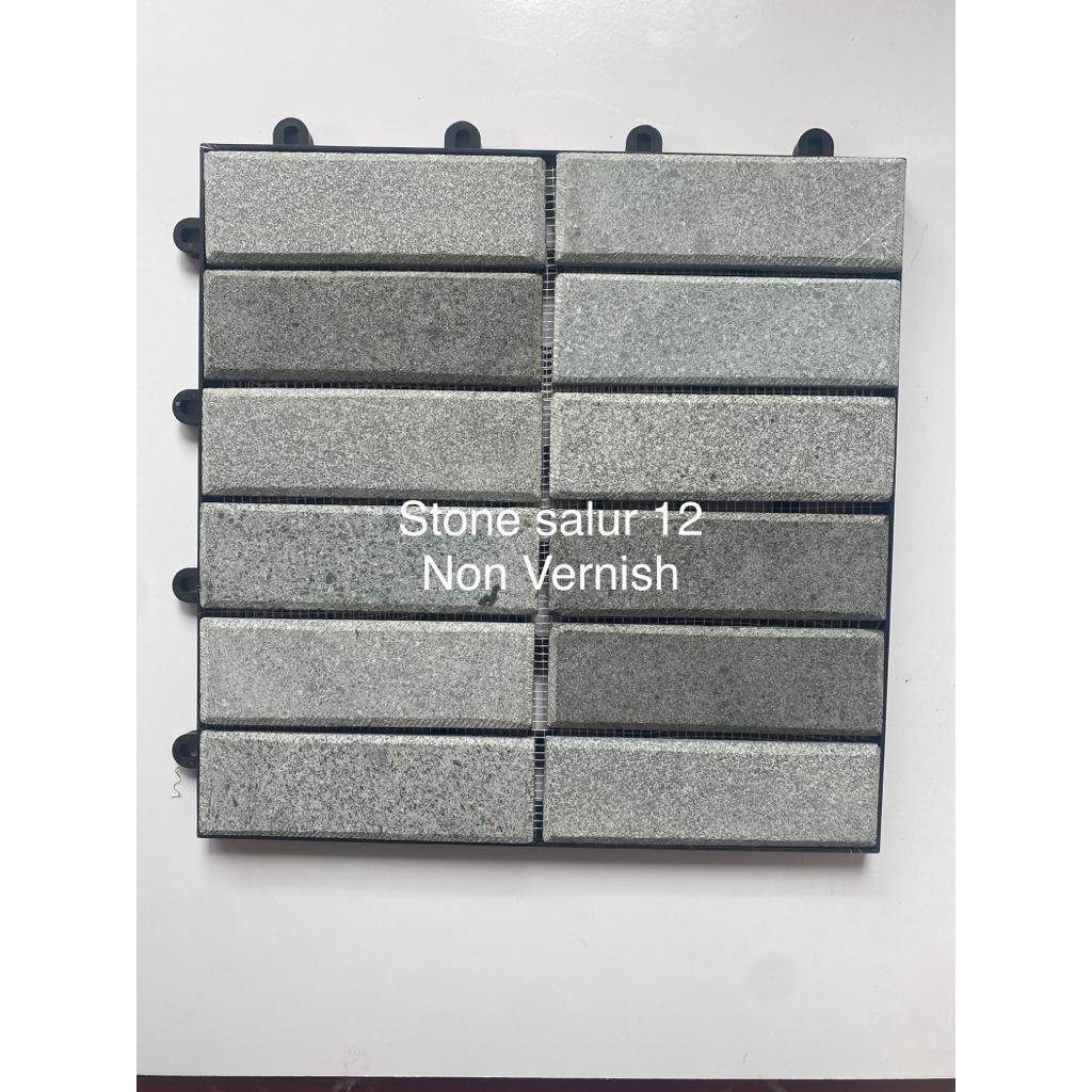 Jual Decking Stone Salur Dome Lantai Batu Alam Andesit / deck batu ...