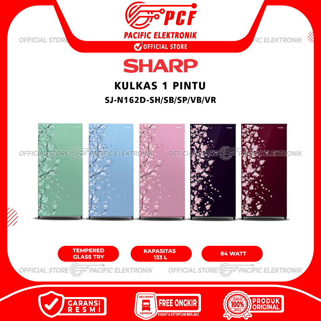 Jual Kulkas Sharp 1 Pintu SJ-N162D / 162 (Warna Random) | Shopee Indonesia