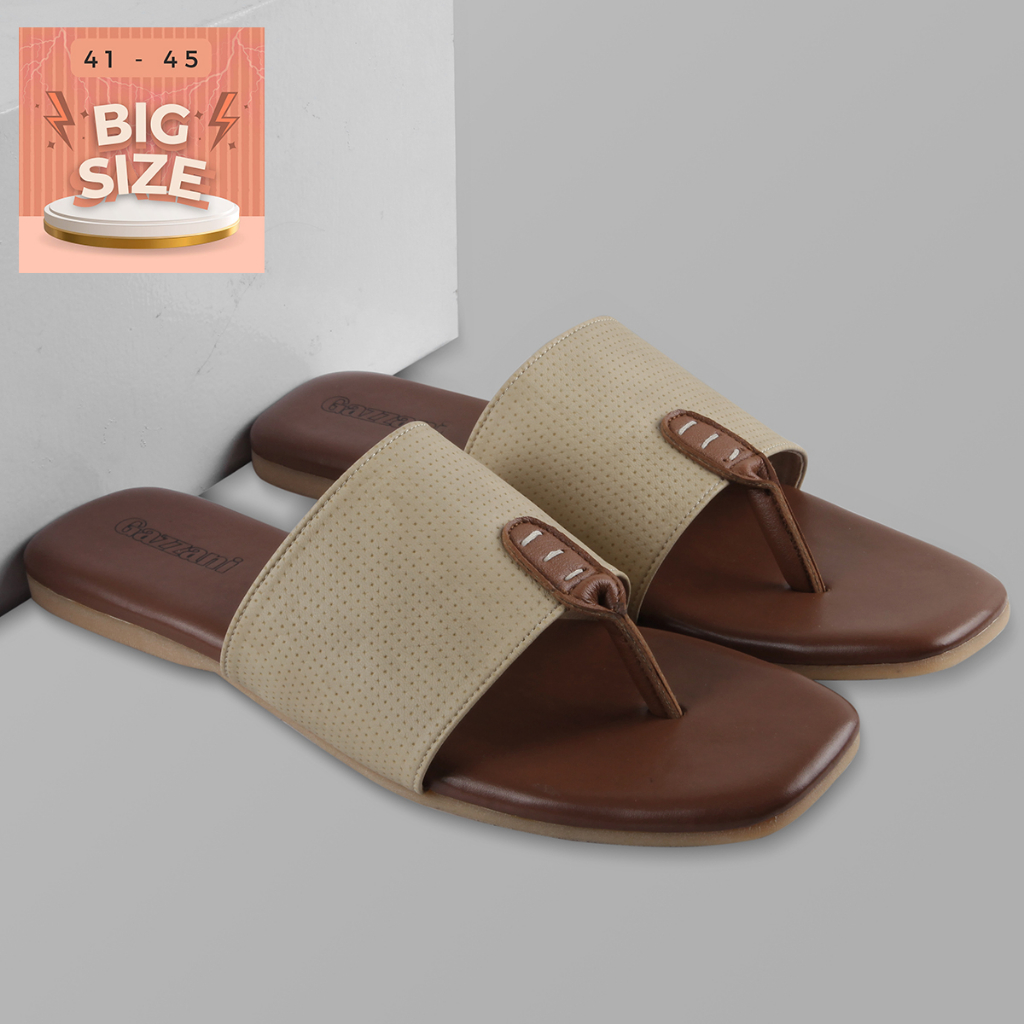 Jual Oversize Sandal Flat Wanita 45 44 43 42 41 Sol Karet Sendal Ukuran ...