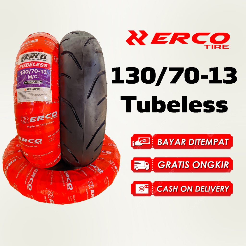 Jual ERCO TIRE Ban Luar Motor Nmax Pcx 160 Cc Depan Belakang Tubeless ...