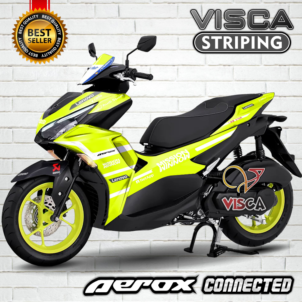 Jual Decal Aerox 155 Connected 2021 2022 Full Body - Stiker Aerox 155 ...