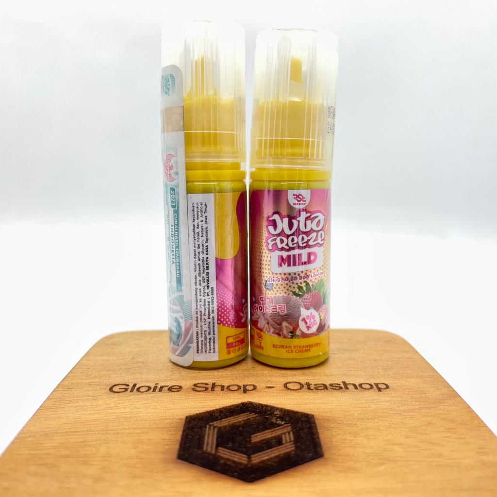 Jual SALT 15ML - Juta Freeze MILD KOREAN STRAWBERRY ICE CREAM 15ml 1% ...