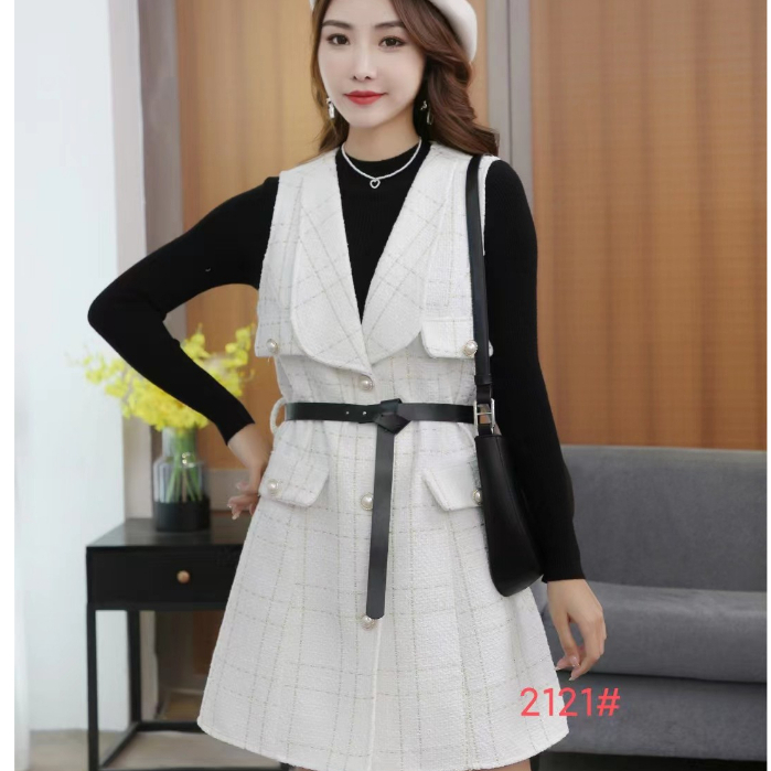 Jual Tunik Tweed Vest Liodra 2121 ( Tanpa Inner ) | Shopee Indonesia