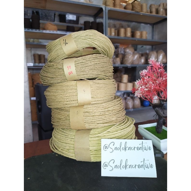 Jual Tali Kertas coklat | tali kado | tali hampers | tali hias | tali ...