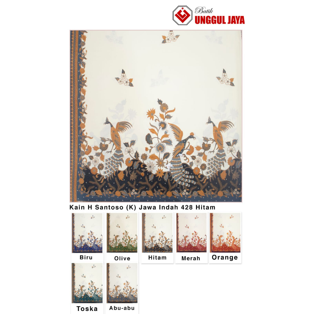 Jual Kain Batik Unggul Jaya - Putri Jelita - Jawa Indah 428 Motif ...