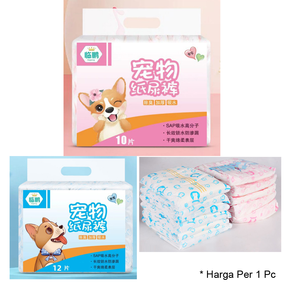 Jual Popok Anjing Hewan Anti Bocor LF01 Pet Diapers Anti Marking Bron ...