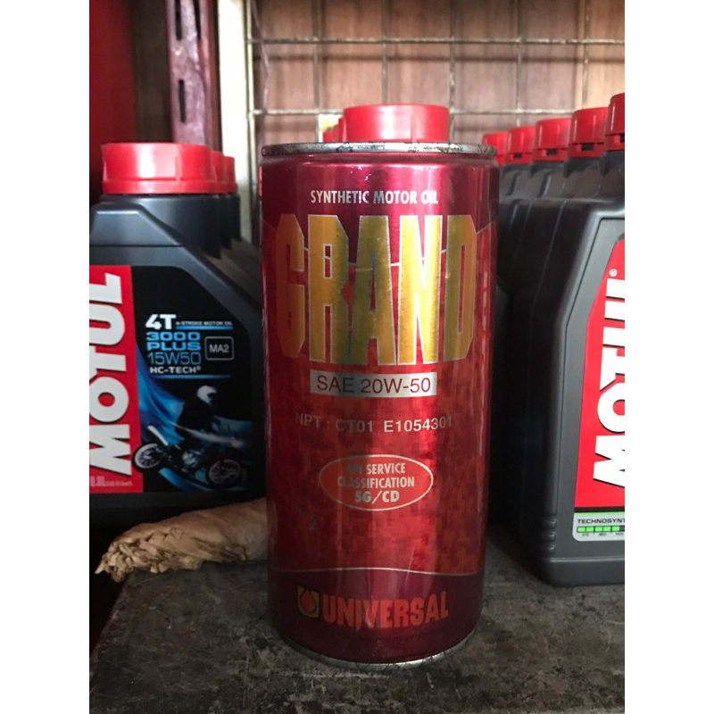 Jual OLI GRAND (UNIVERSAL) 1 LITER SAE 20W-50 ORIGINAL | Shopee Indonesia