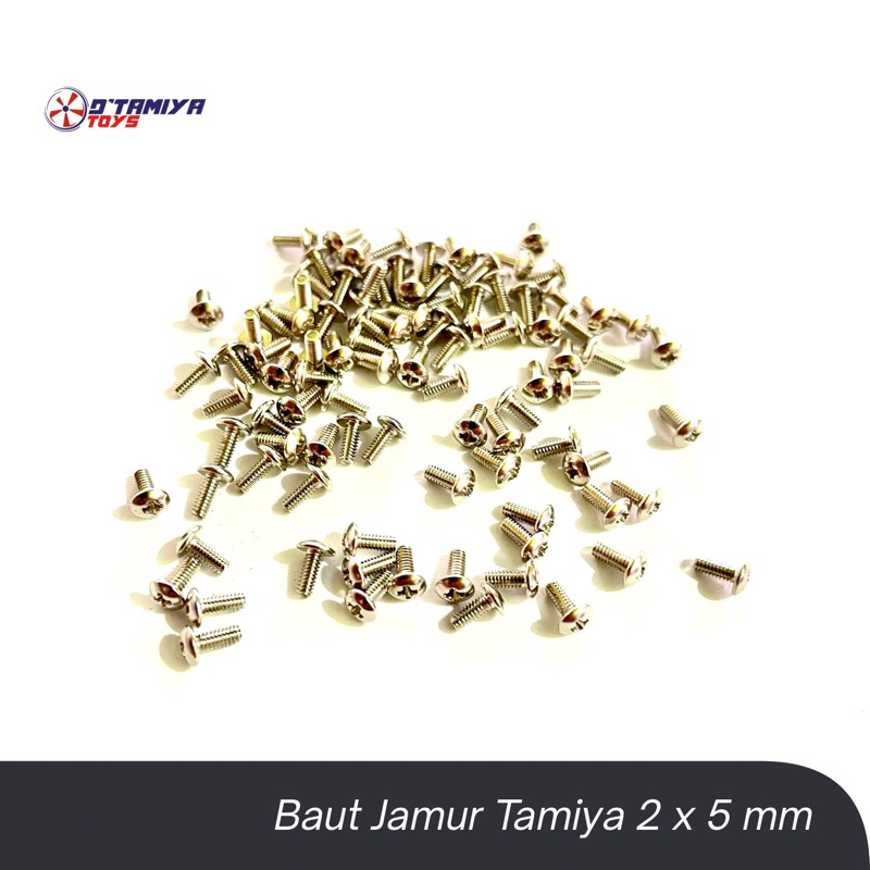 Jual Tamiya Baut Jamur Tamiya M2 x 5 mm Baut Loose Kit Original Tamiya ...
