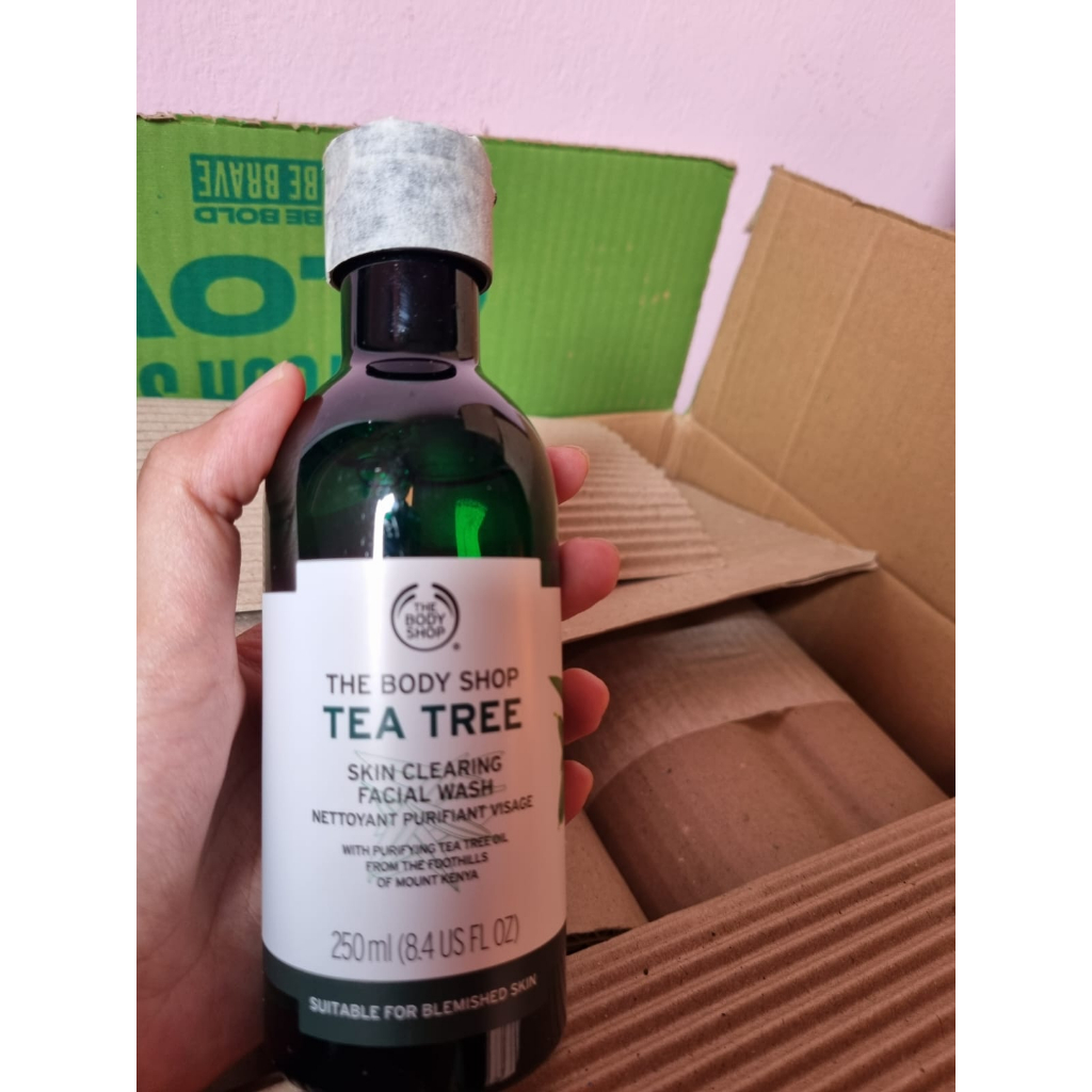 Jual TEA TREE FACIAL WASH BY BODY SHOP 250 ML | Shopee Indonesia