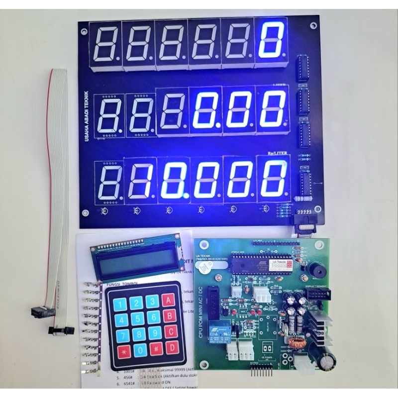 Jual CPU AC pom mini pertamini dan DISPLAY BIRU | Shopee Indonesia