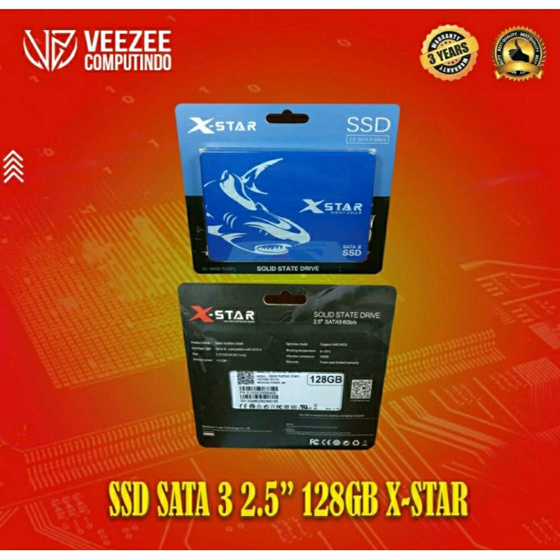 Jual SSD X-star 128gb SATA3 III 2,5 inch New garansi | Shopee Indonesia