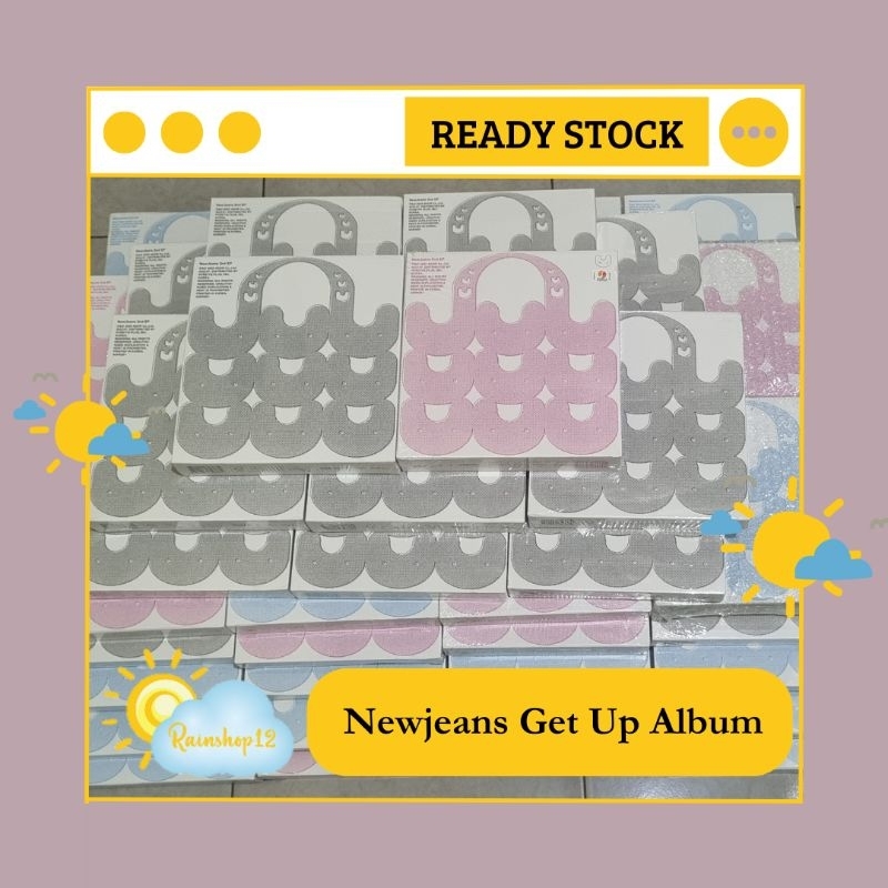 Jual [READY STOCK] NewJeans Get Up Album Weverse A B C Version, Bunny Beach Bag Haerin Hanni ...