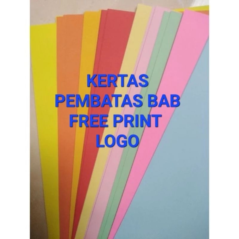 Jual KERTAS HVS PEMBATAS BAB | Shopee Indonesia