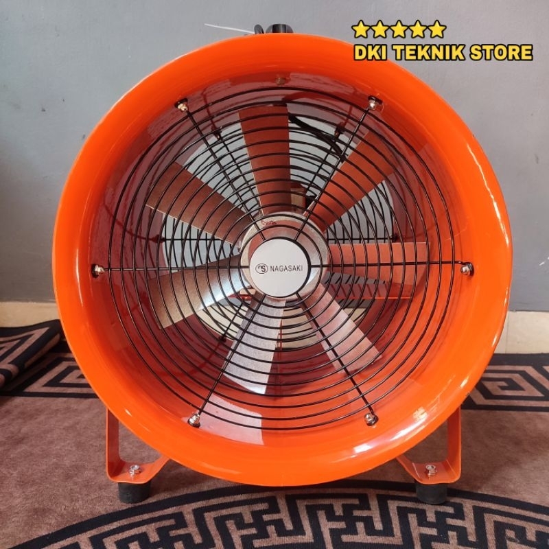 Jual Kipas Portable Ventilator 14 Inch 350 Mm Nagasaki Kipas Blower Axial Fan | Shopee Indonesia