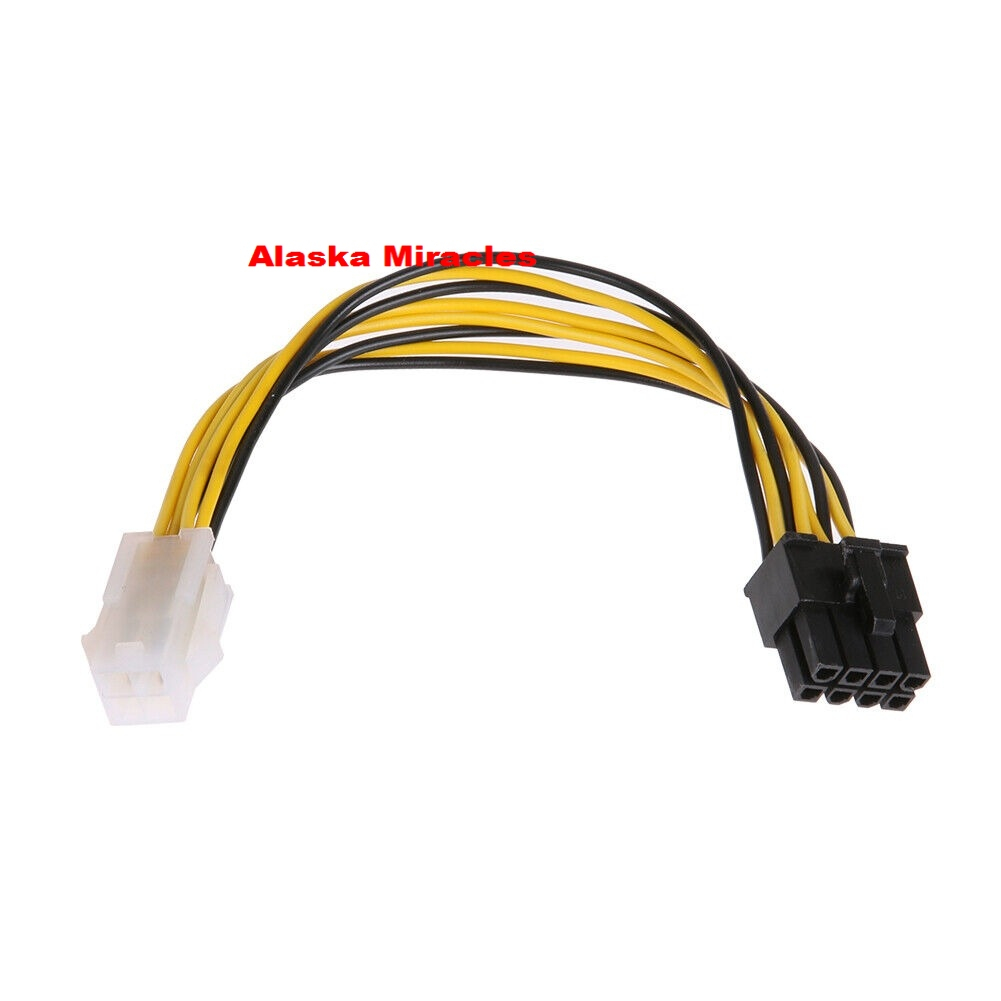 Jual KABEL ATX 4 PIN FEMALE TO 8 PIN MALE POWER Motherboard | Shopee ...