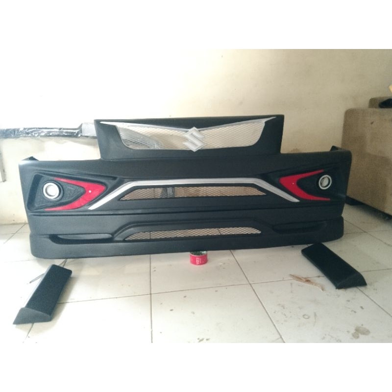 Jual BEMPER DEPAN NEW CARRY MODEL JET BUS LENGKAP DENGAN LAMPU | Shopee ...