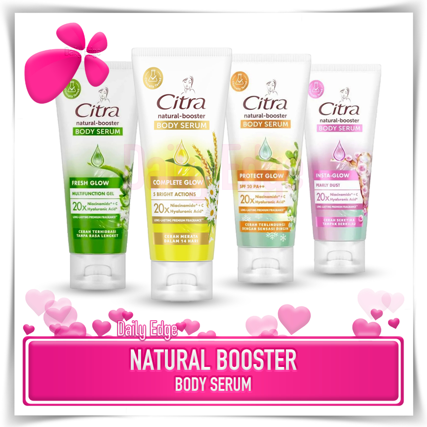 Jual Citra Body Serum Natural Booster Fresh Glow Complete Glow Protect ...