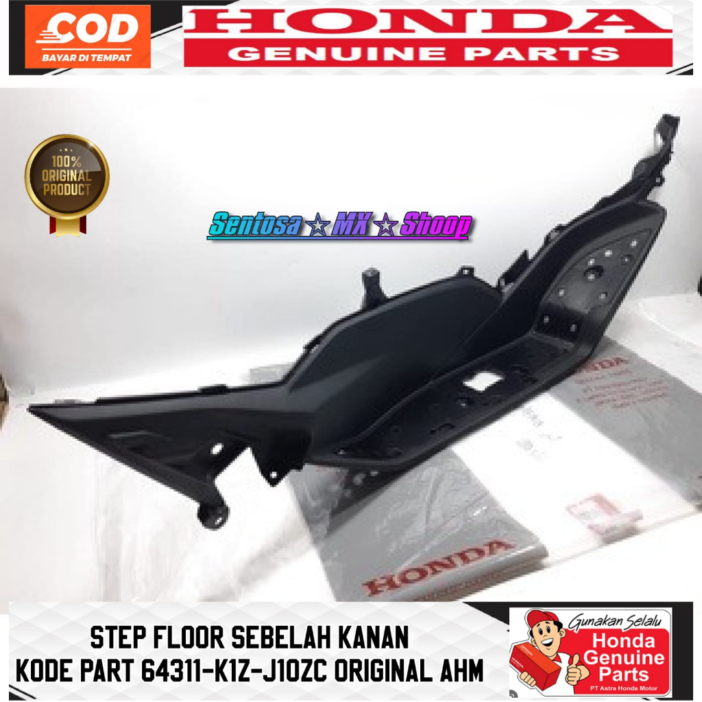 Jual [ PCX 160 ] STEP R FLOOR - PIJAKAN KAKI SEBELAH KANAN KODE PART ...