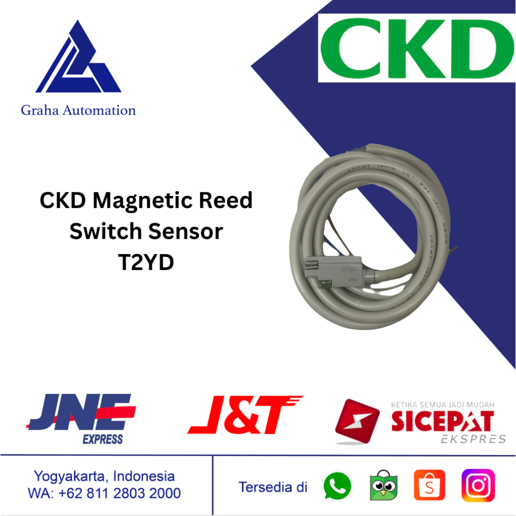 Jual CKD Magnetic Reed Switch Sensor T2YD | Shopee Indonesia