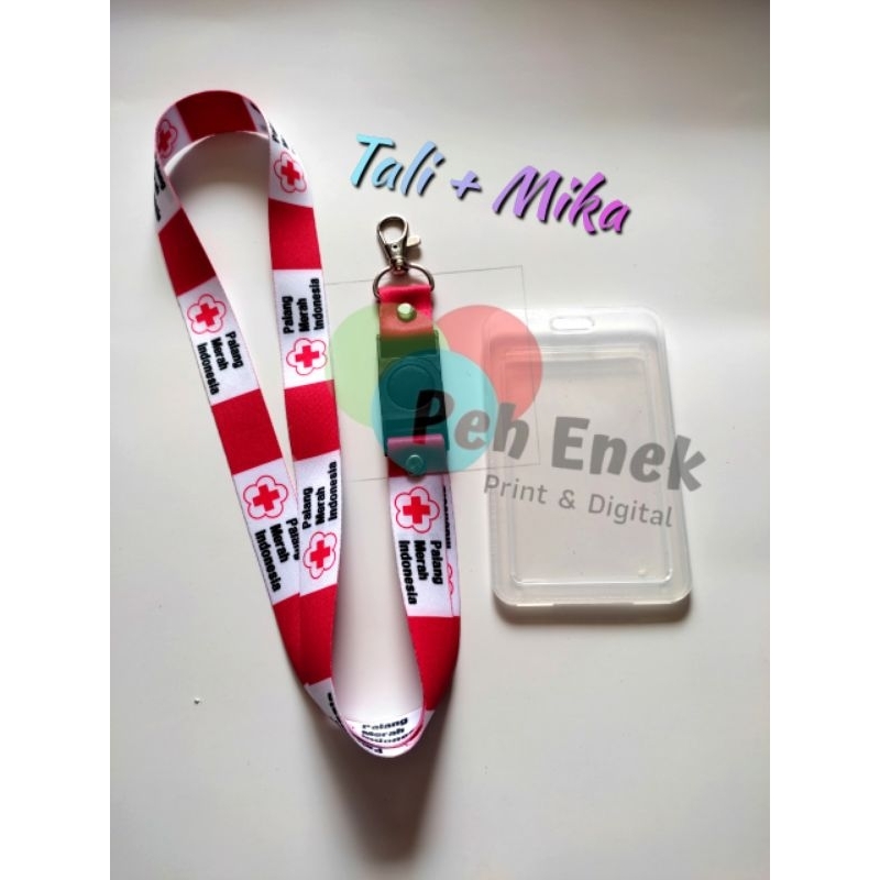 Jual Tali id card Palang Merah[ Lanyard PMI Lanyard palang merah ...
