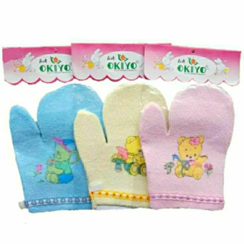 Jual Waslap Bayi Okiyo E77 | Waslap Handuk Jari | Waslap Mandi Baby ...