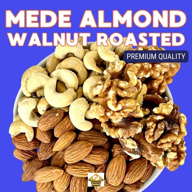 Jual TRAIL MIX 3 KACANG 200GR KACANG MEDE ALMOND WALNUT (CEMILAN DIET ...