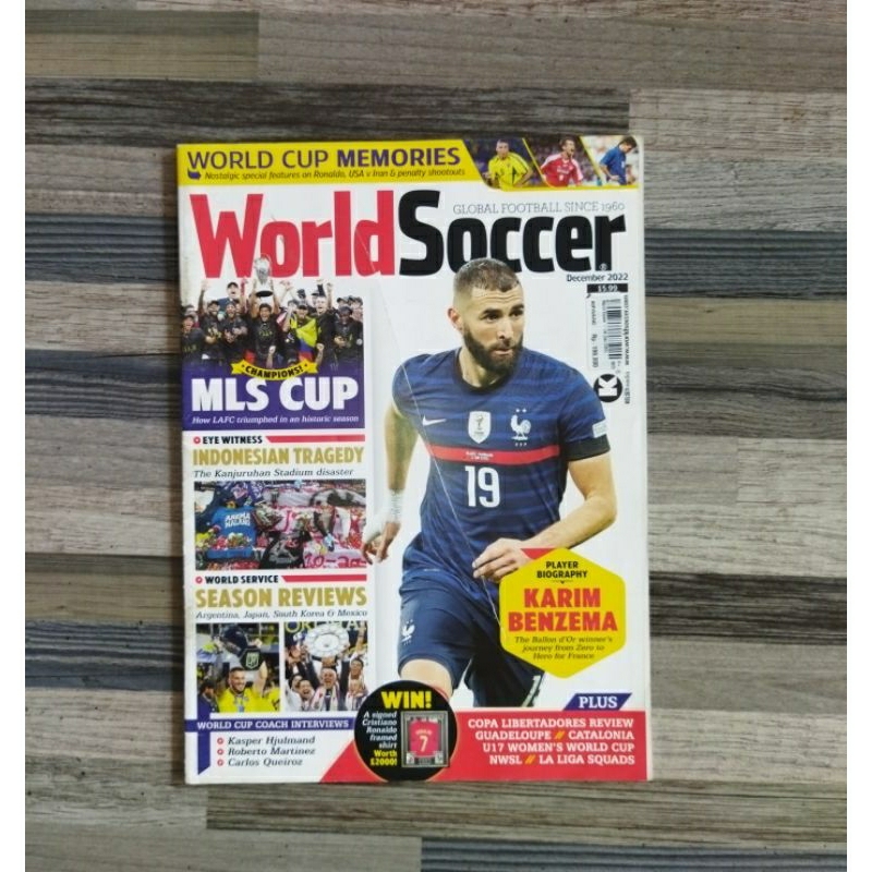Jual MAJALAH WORLD SOCCER IMPOR : COVER KARIM BENZEMA | Shopee Indonesia