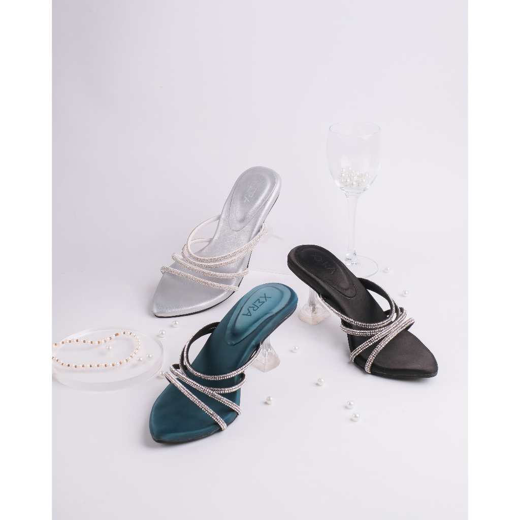 Jual JADE heels by XERA / Wedding shoes / Rhinestone heels / Swarovski ...