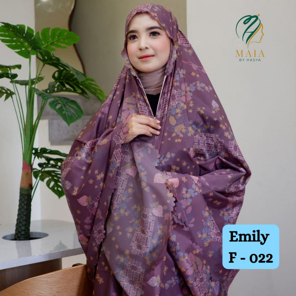Jual MAIA BY HASYA - Mukena Emily Series Motif Bunga Terbaru Mukena ...