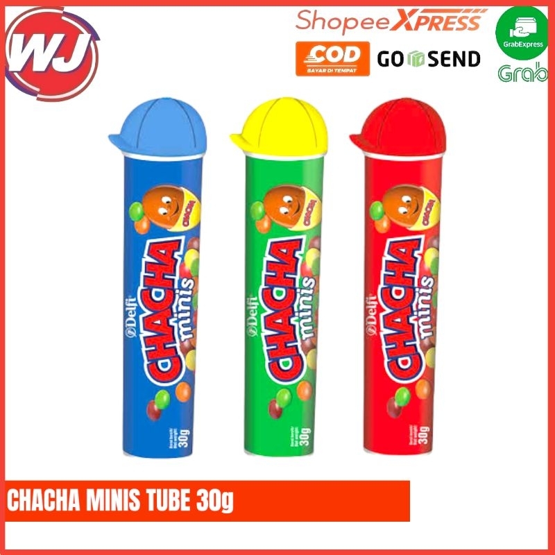 Jual DELFI CHACHA COKELAT MINIS TUBE | Shopee Indonesia