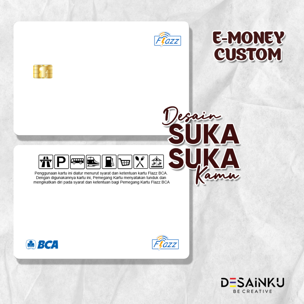 Jual TERMURAH!!! EMONEY BRIZZI FLAZZ TAPCASH CUSTOM - PRINT UV | Shopee ...