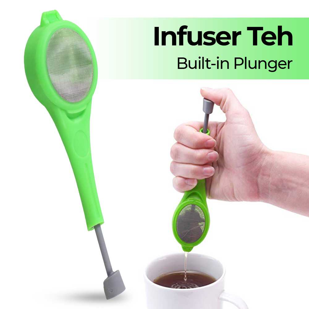 Jual Filter Saringan Infuser Teh Built-in Plunger | Shopee Indonesia
