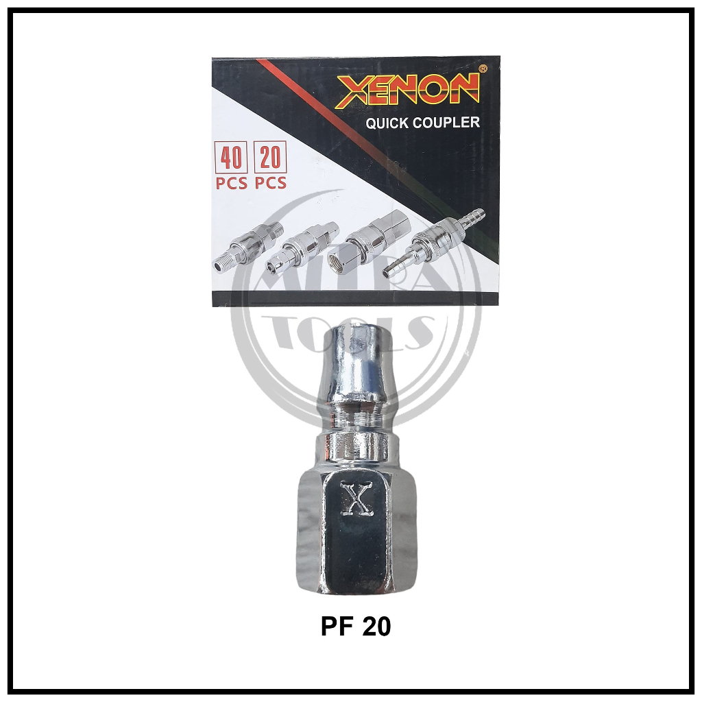 Jual Quick Coupler PF 20 Sambungan Selang Angin Kompresor PF20 Coopler ...