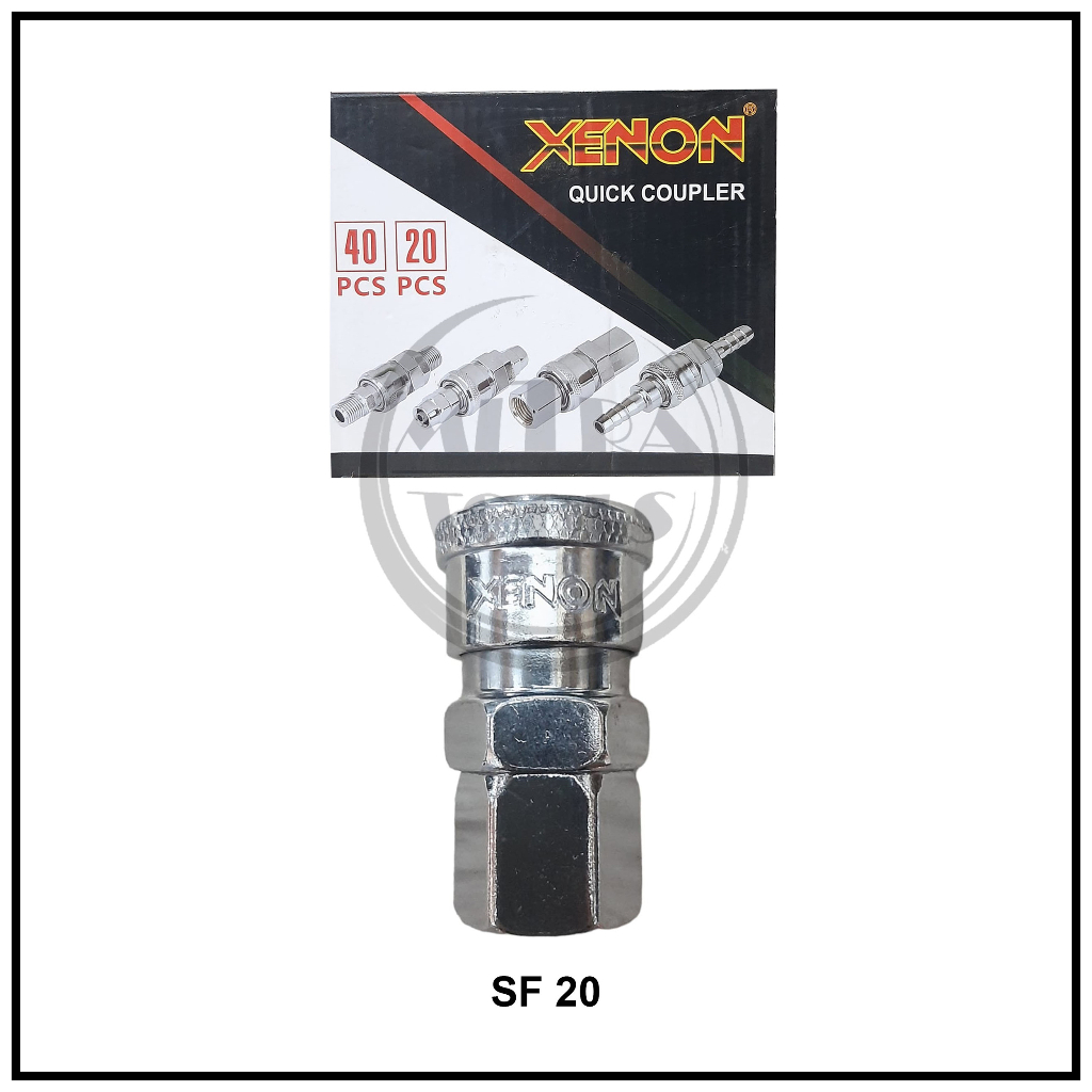 Jual Quick Coupler SF 20 Sambungan Selang Angin Kompresor Cewe Female ...