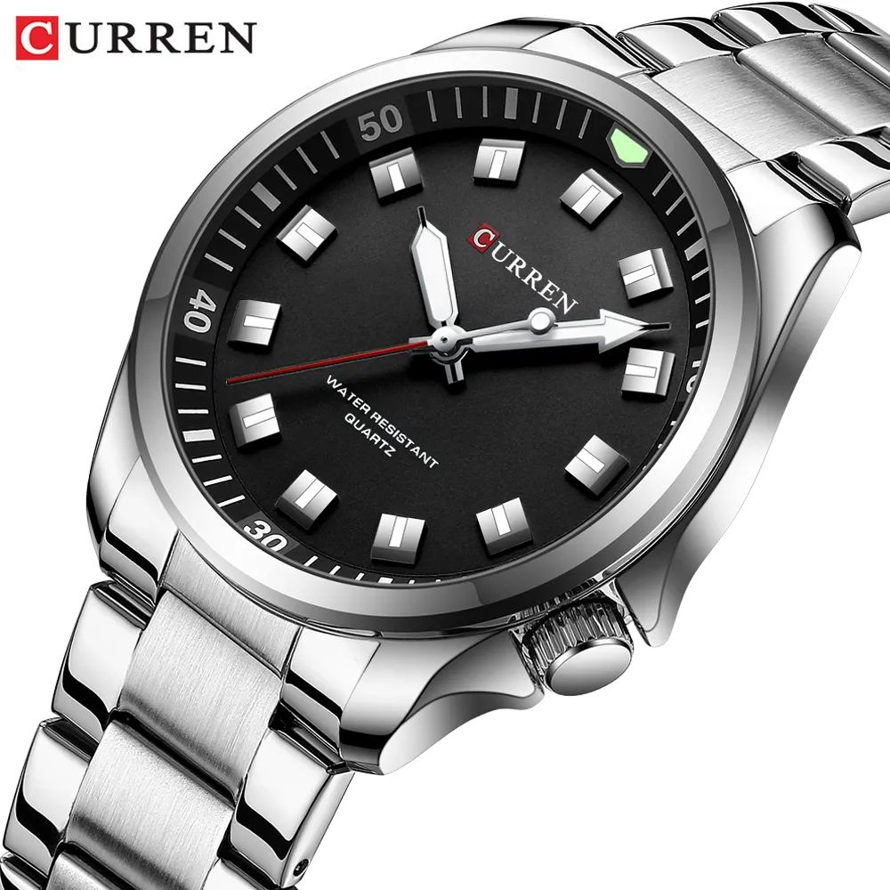 Jual CURREN 8451 Jam Tangan Pria Analog Stainless Steel CURRENOS ...