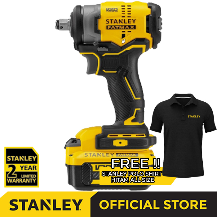 Jual Stanley Brushless Impact Wrench / Kunci Impact Baterai 20V SQ1/2 ...