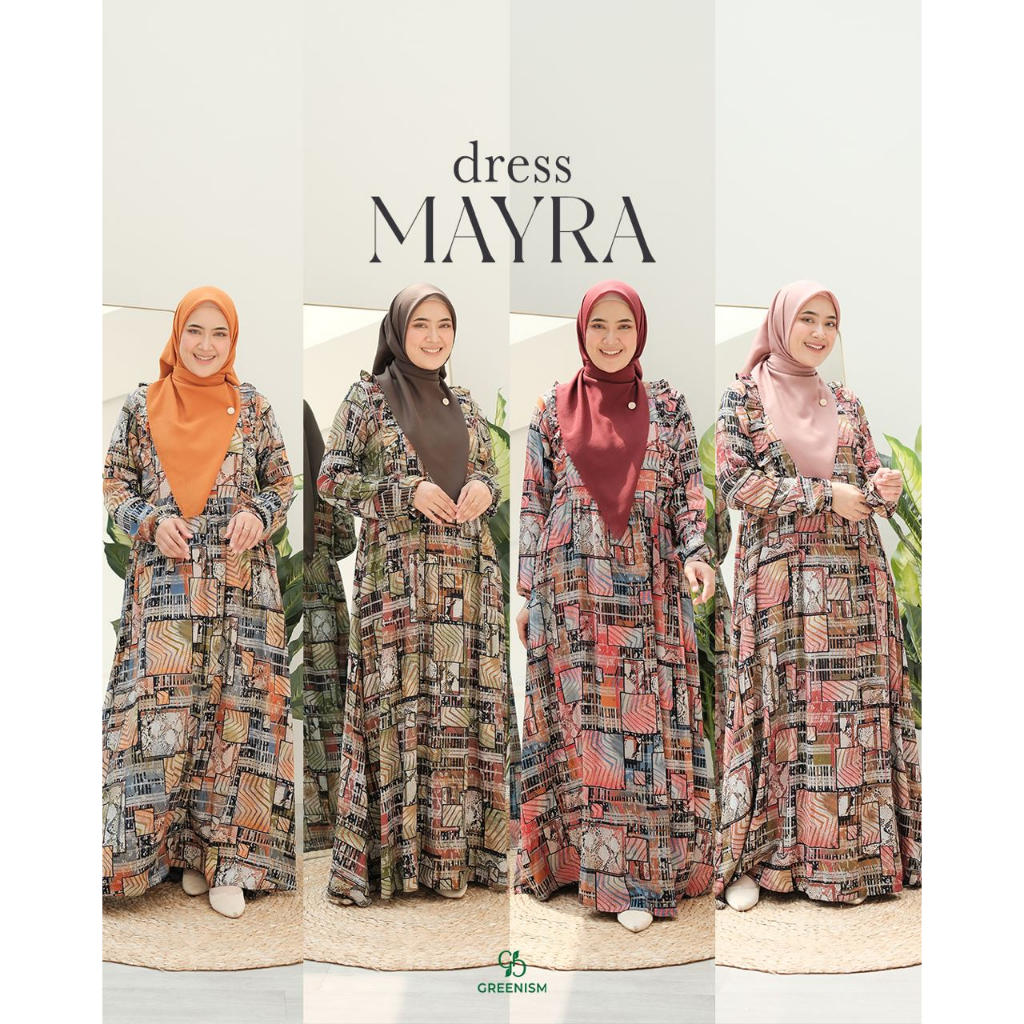 Jual MAYRA DRESS by Greenism (dress only) | Shopee Indonesia