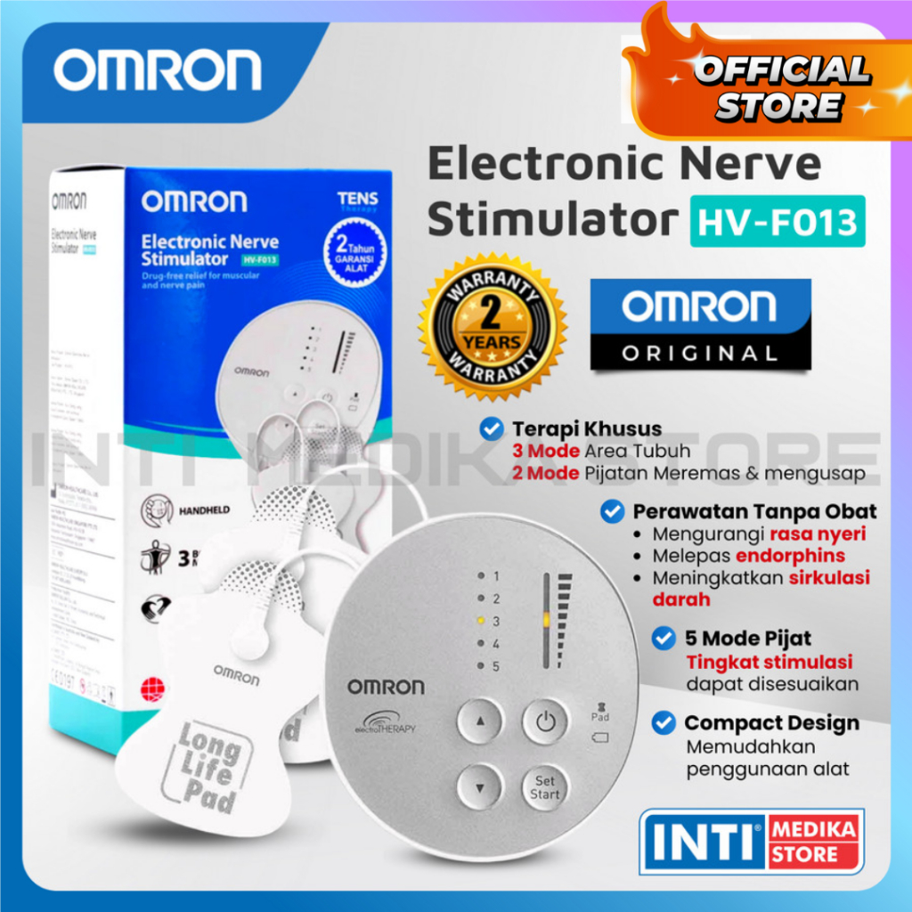Jual OMRON - Alat Pijat Nyeri Otot & Sendi Elektrik TENS Fisioterapi HVF013 | Shopee Indonesia