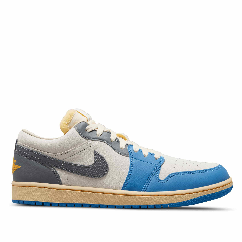 Jual Nike Jordan 1 Low Vintage UNC Grey Original | Shopee Indonesia