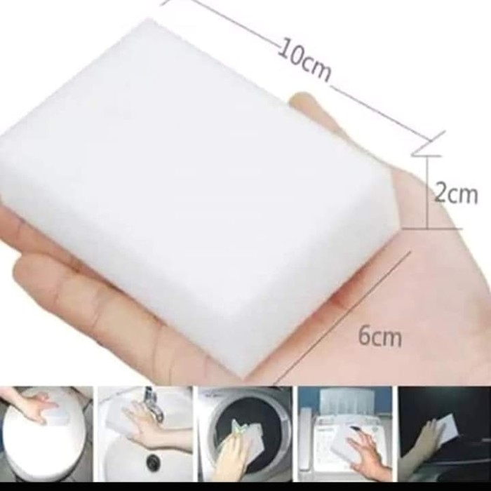 Jual magic spons busa ajaib spons ajaib pembersih kerak magic sponge ...