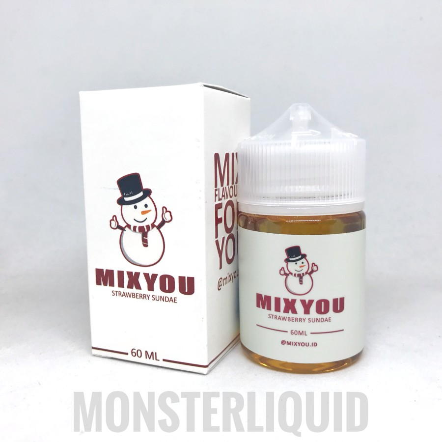 Jual MIXYOU V2 STRAWBERRY SUNDAE BY G&M X ZNAKE 3MG 60ML MIX YOU ...