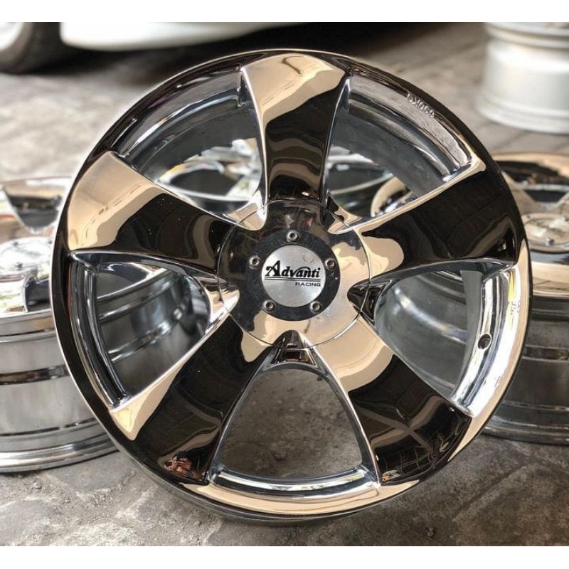 Jual Velg Advanti Star Chrome R17 (New Old Stock) | Shopee Indonesia