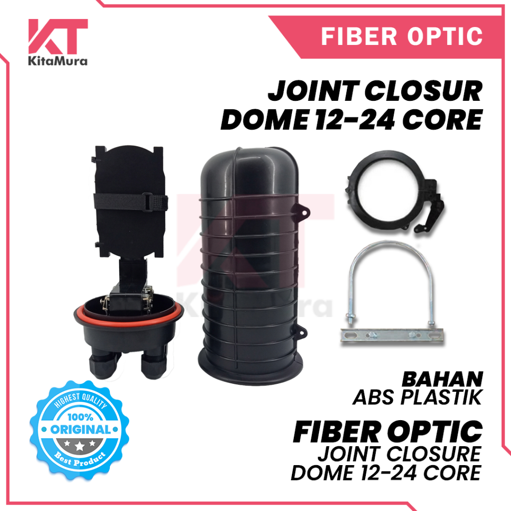 Jual Joint Closure Core 12-24 , 48 Core Dome | Fiber Optic 12-24 , 48 ...