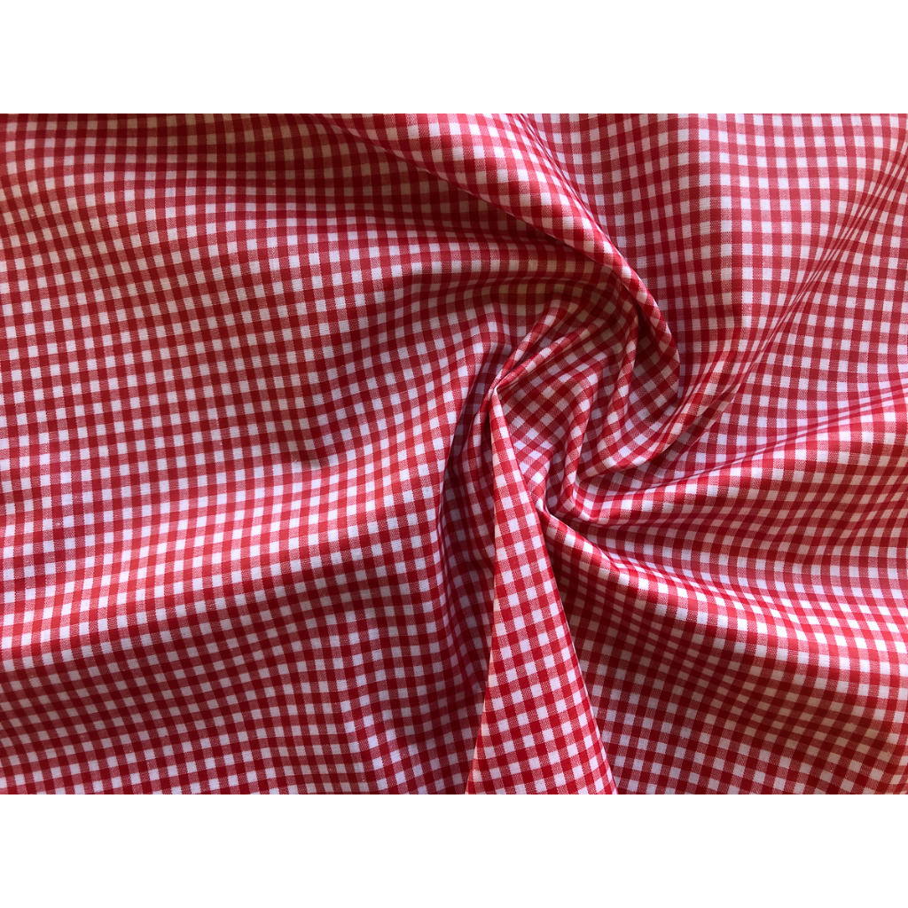 Jual Kain sela petak kecil - kain gingham - kain belajar sulam - kain ...